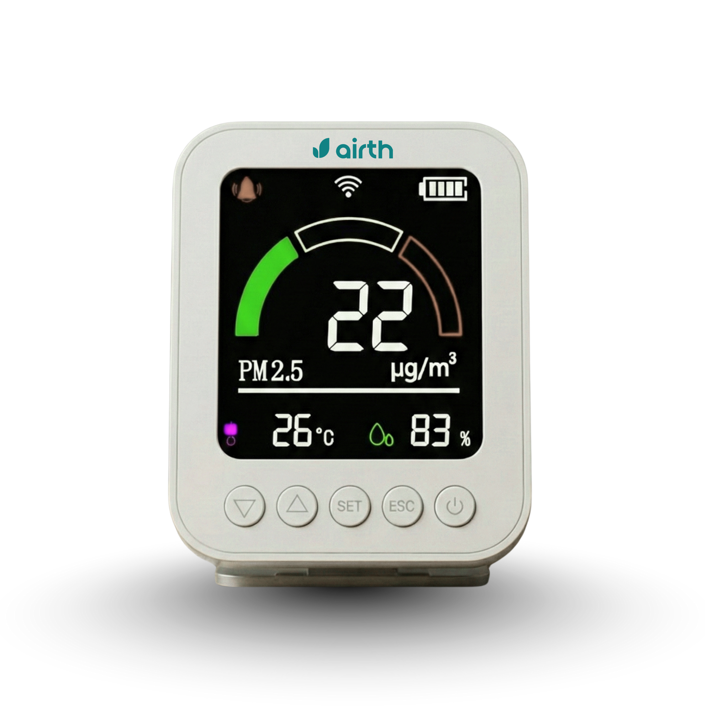 Smart Air Quality Monitor - Track Realtime PM2.5 | AIRTH
